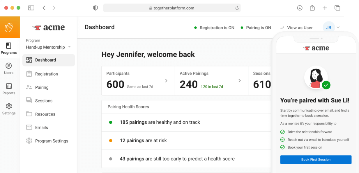 Best Mentorship Software: Together Mentoring Software